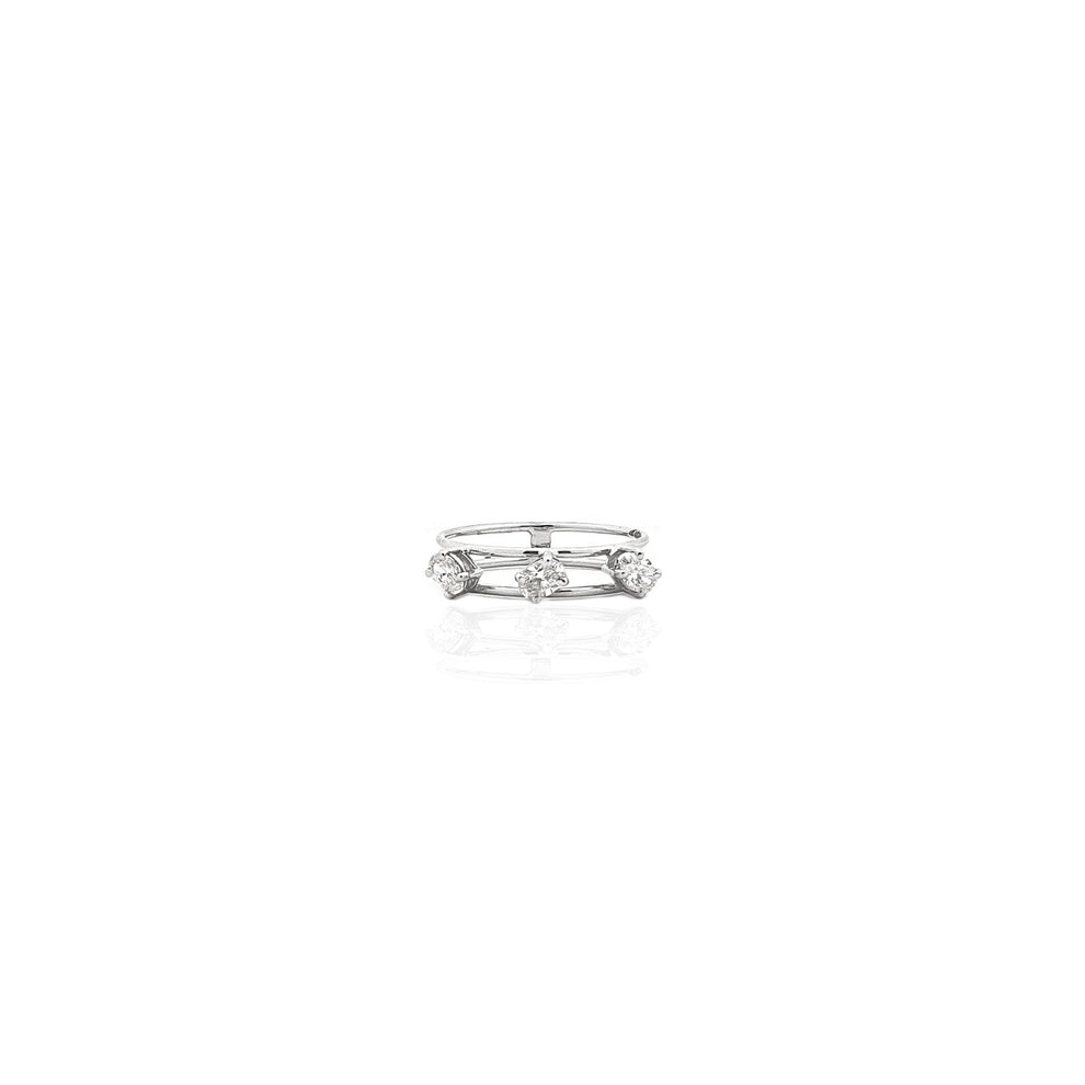 Double Cord Diamond ring – Prakshi Fine Jewelry
