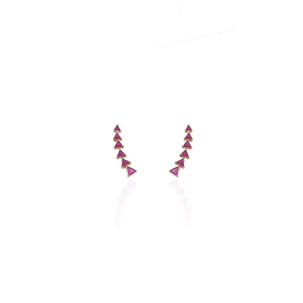 Ruby Trio Ear Sliders – Prakshi Fine Jewelry